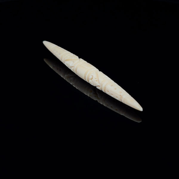 4g (5mm) Fossilized Carved Mammoth Ivory Septum Spike – Oracle Body Jewelry