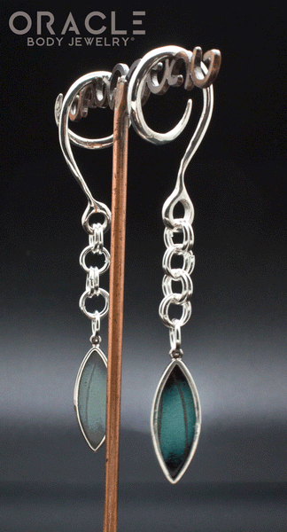 Sterling Silver Crossover With Natural Butterfly Wings – Oracle Body ...