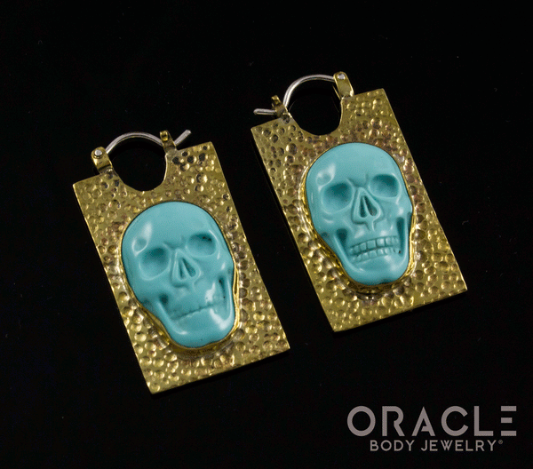 Kawaii with Carved Turquoise Skulls – Oracle Body Jewelry