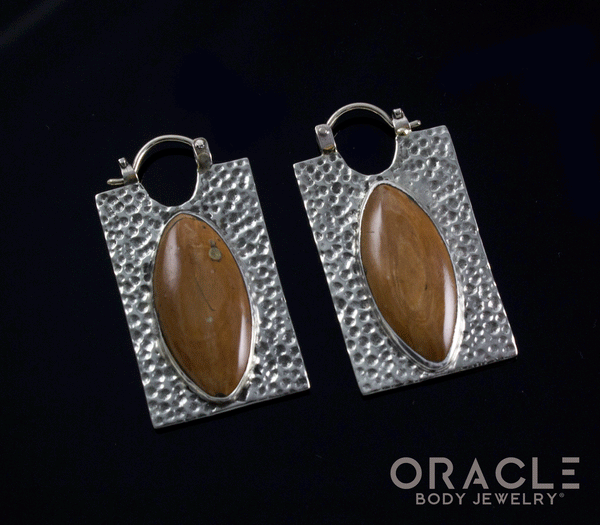 White Brass Kawaii with Fossil Mammoth Ivory – Oracle Body Jewelry