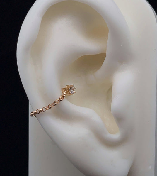 14k Yellow Rolo Chains – Oracle Body Jewelry