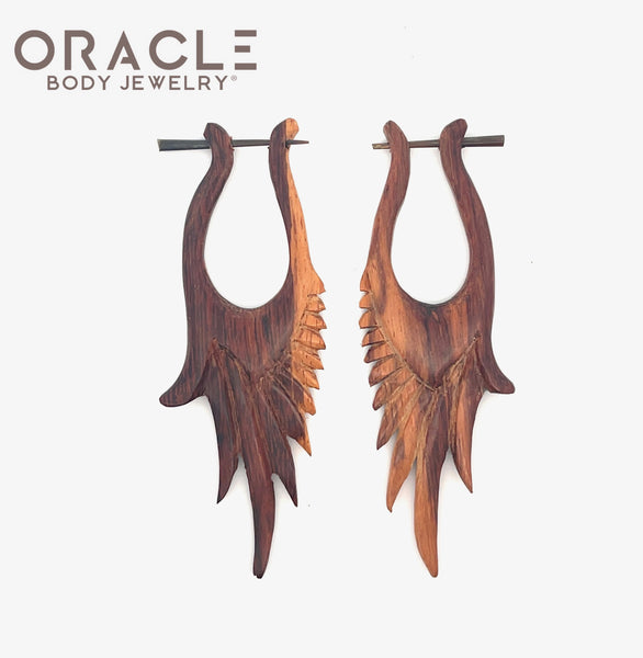 Tamarind Wood Drop Wings Stick Hangers – Oracle Body Jewelry