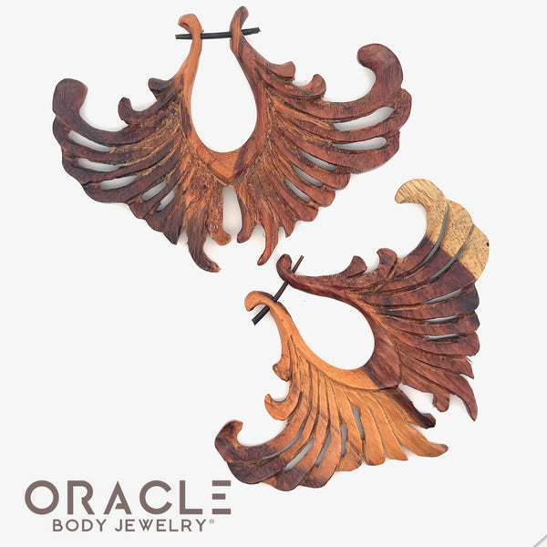 Two Tone Tamarind Big Wings Stick Hangers – Oracle Body Jewelry