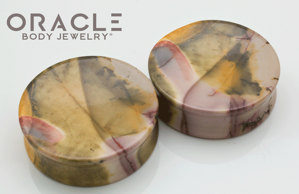 1-7/8" Mookaite Concave Plugs – Oracle Body Jewelry