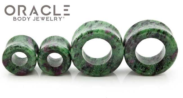 Ruby In Zoisite Eyelets / Tunnels – Oracle Body Jewelry