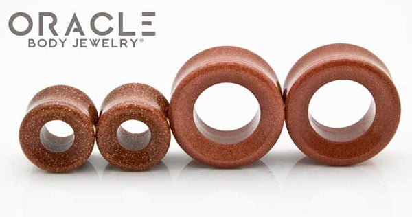 Cinnamon Goldstone Eyelets / Tunnels – Oracle Body Jewelry