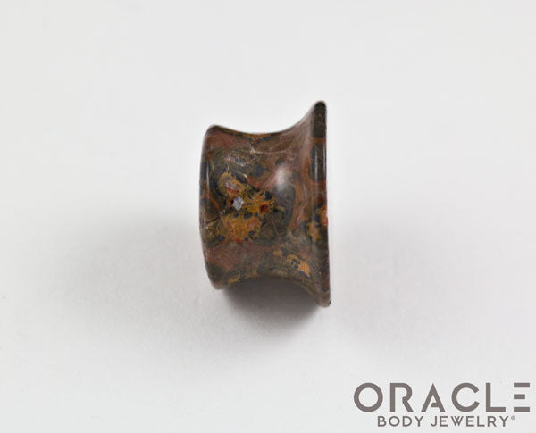 Leopardskin Jasper Mayan Style Flare Plugs – Oracle Body Jewelry